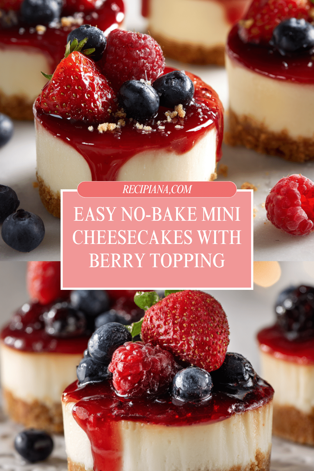Philadelphia Mini No Bake Cheesecakes Recipe - Easy & Delicious
