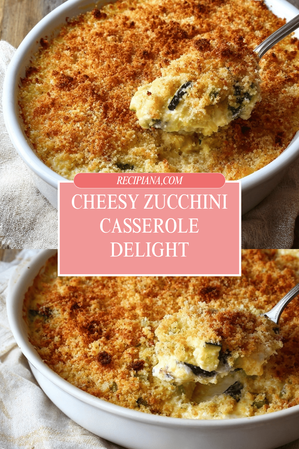 Easy Cheesy Zucchini Casserole: Comforting Side Dish Recipe