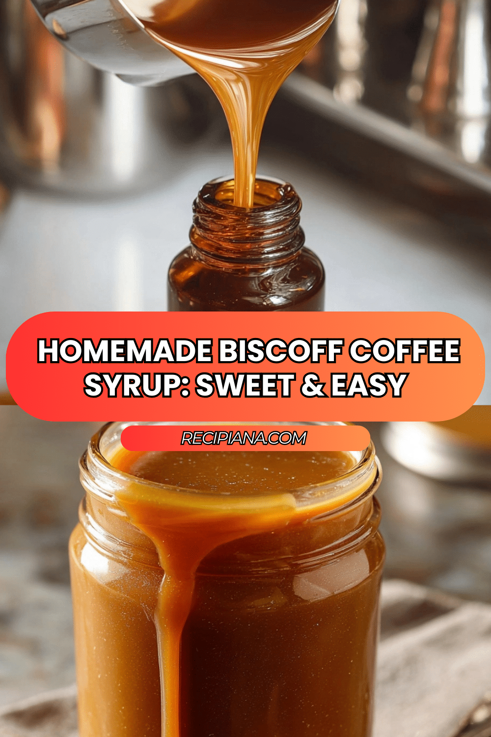 Trust me, you’ll want extra! Biscoff Cookie Butter Coffee Syrup Recipe