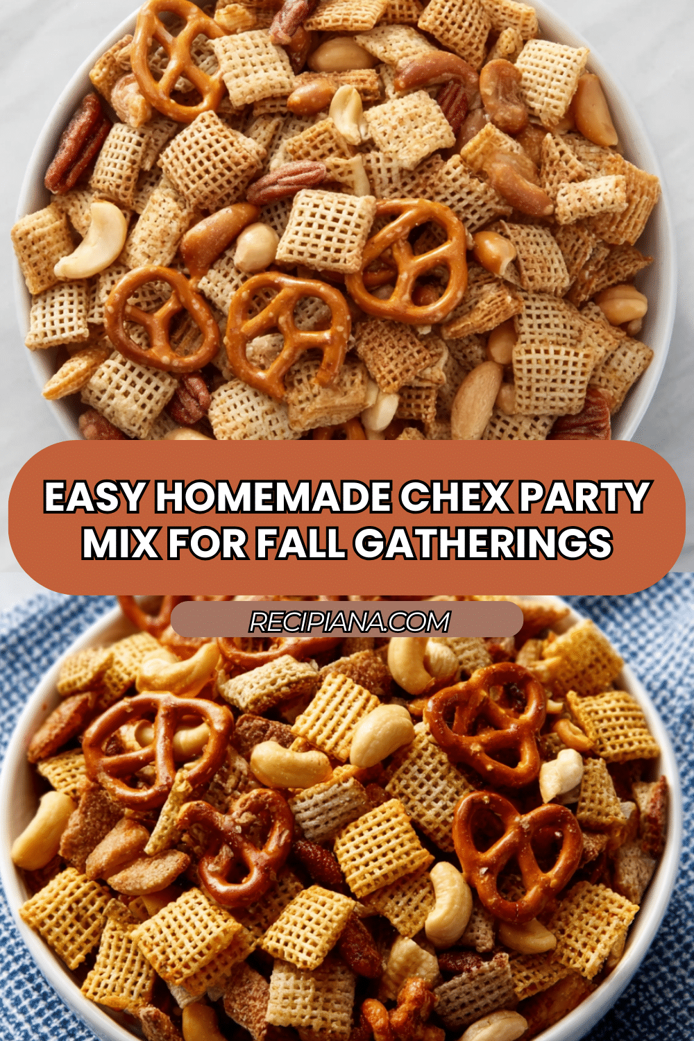 Homemade Chex Party Mix Recipe - Crunchy & Savory Party Snack