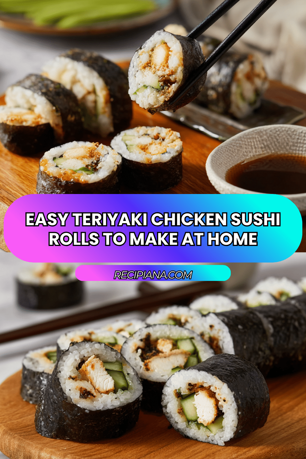 Teriyaki Chicken Sushi – Savory, Sweet & Irresistibly Delicious