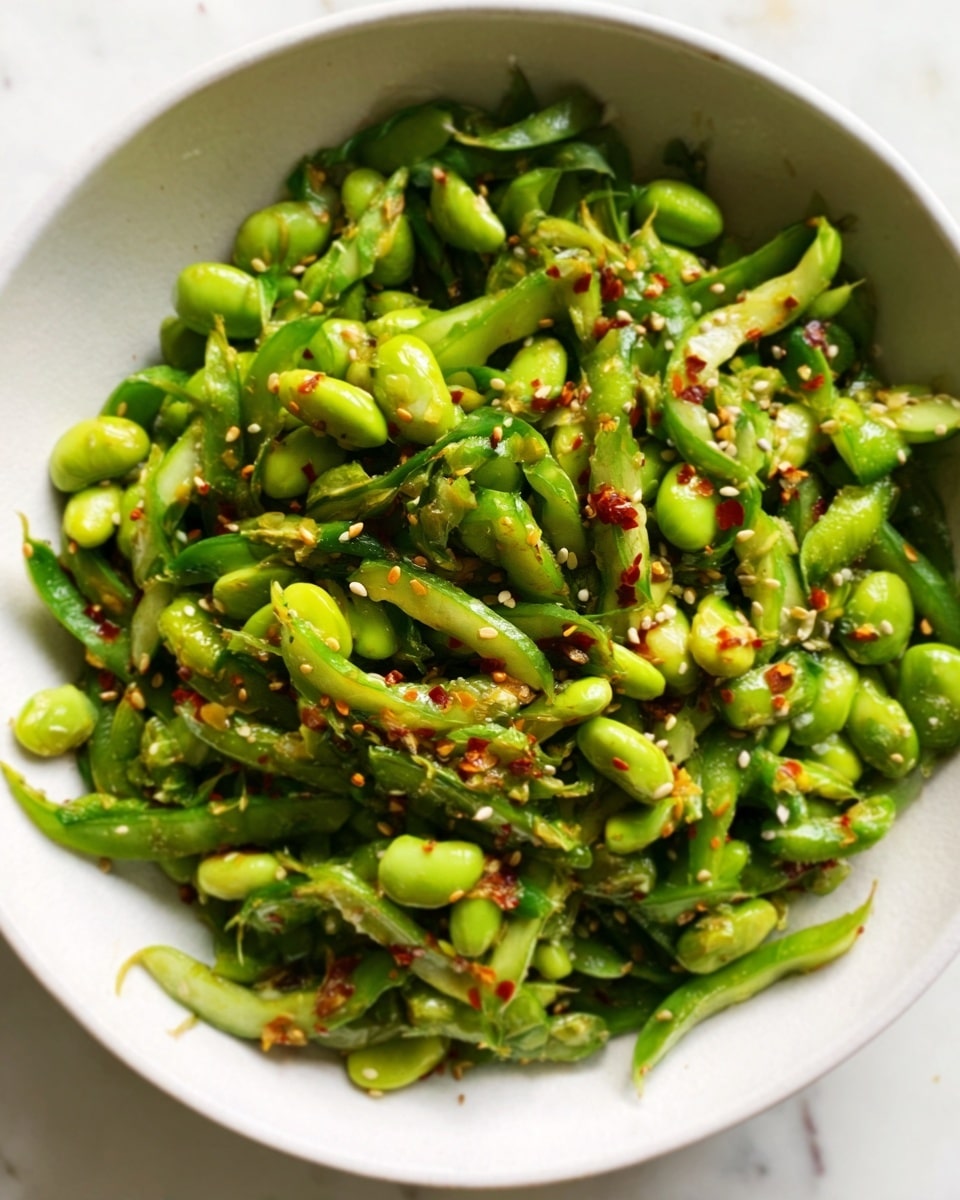 Chili Crisp Snap Pea Salad - Bright & Spicy Vegetable Toss